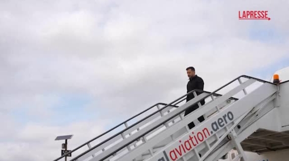 Regno Unito, l'arrivo di Zelensky per l'incontro con i Volenterosi