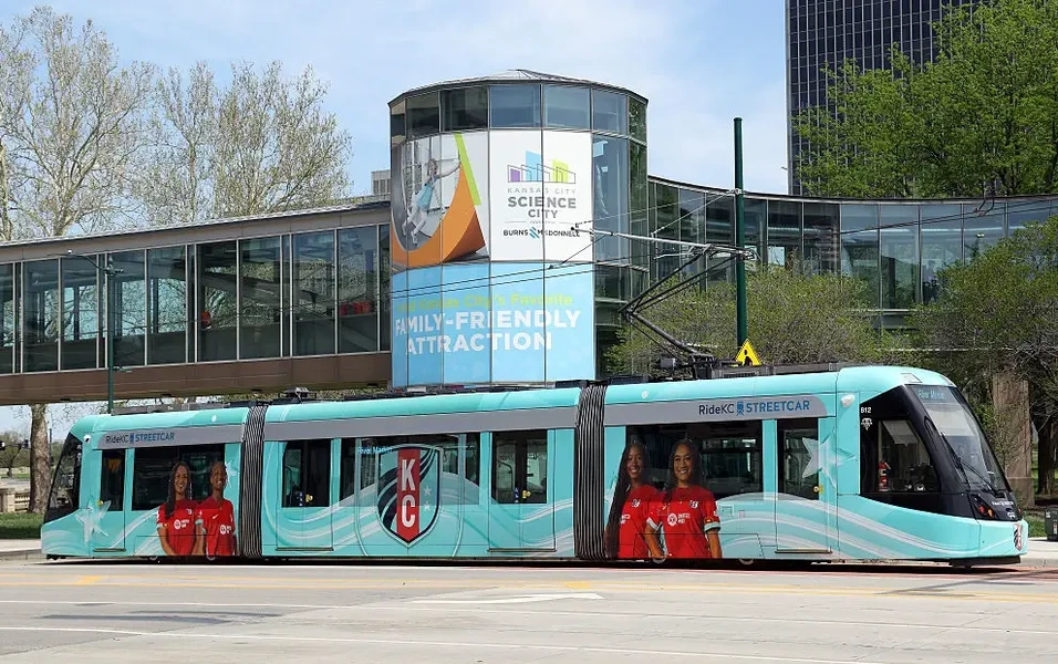 Kansas City streetcar showcases 'home'-themed art for summer