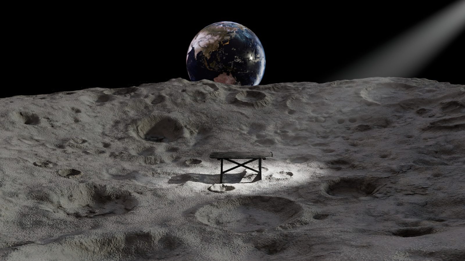 He said there are structures on the moon – and claims it was all ...