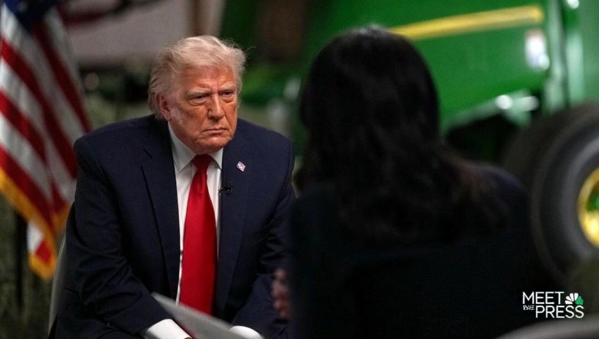 Trump walks out of Kristen Welker/'Meet the Press' interview after ...