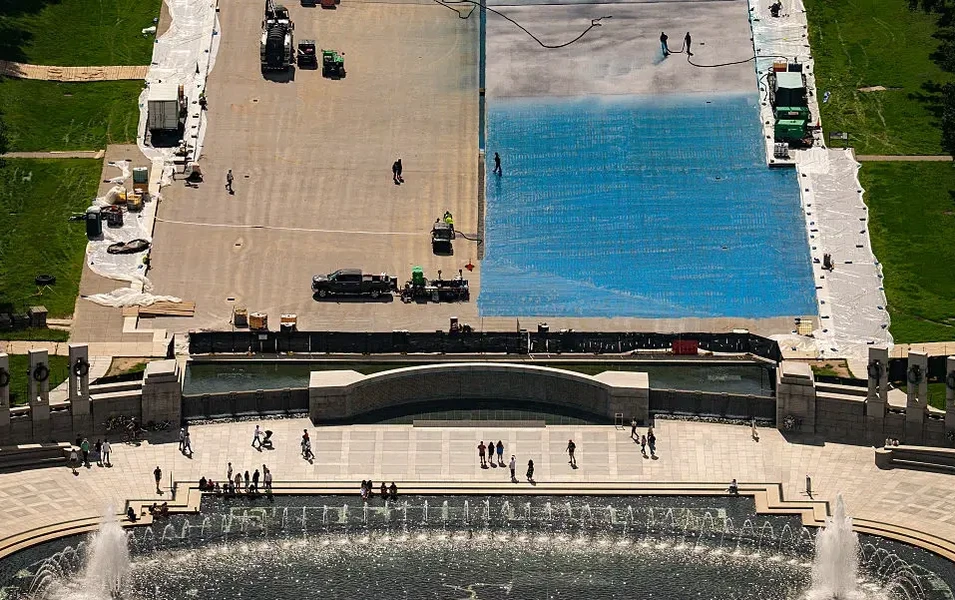 Trump hails $13M Lincoln Reflecting Pool renovation amid divided public ...