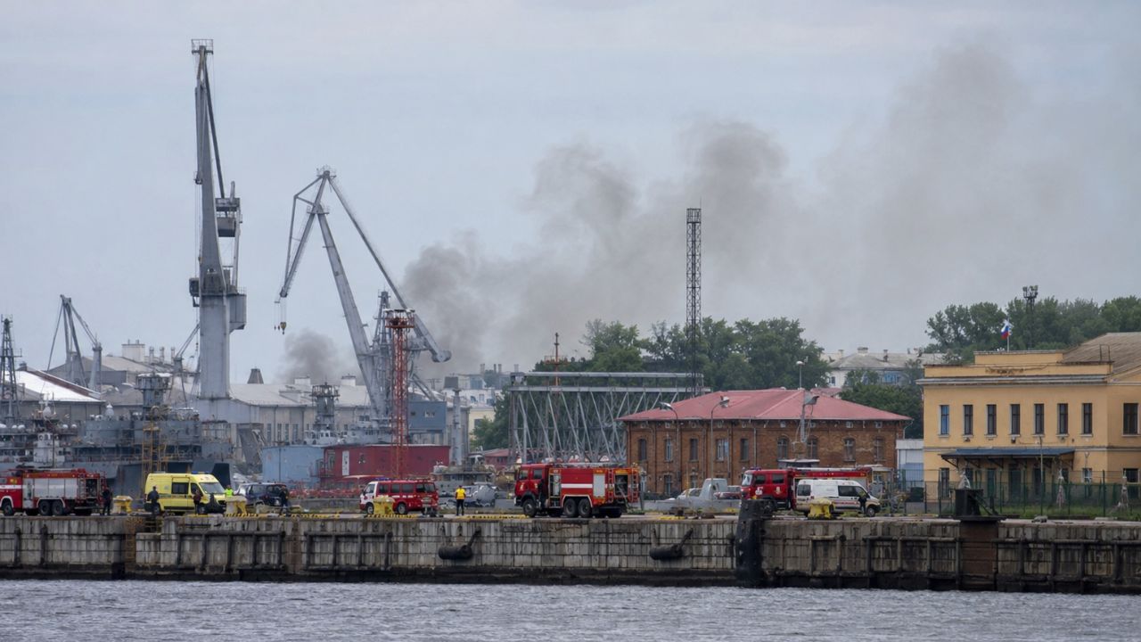 Significant drone offensive by Ukraine targets Russian naval installations