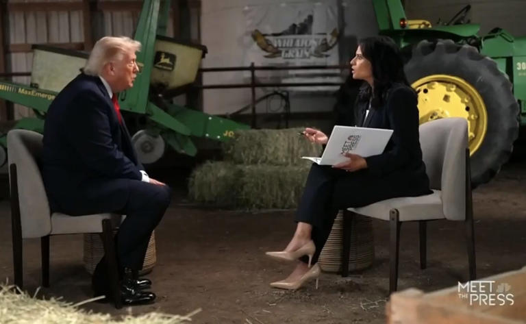 Did you break that promise? NBC’s Kristen Welker grills Trump on no new ...