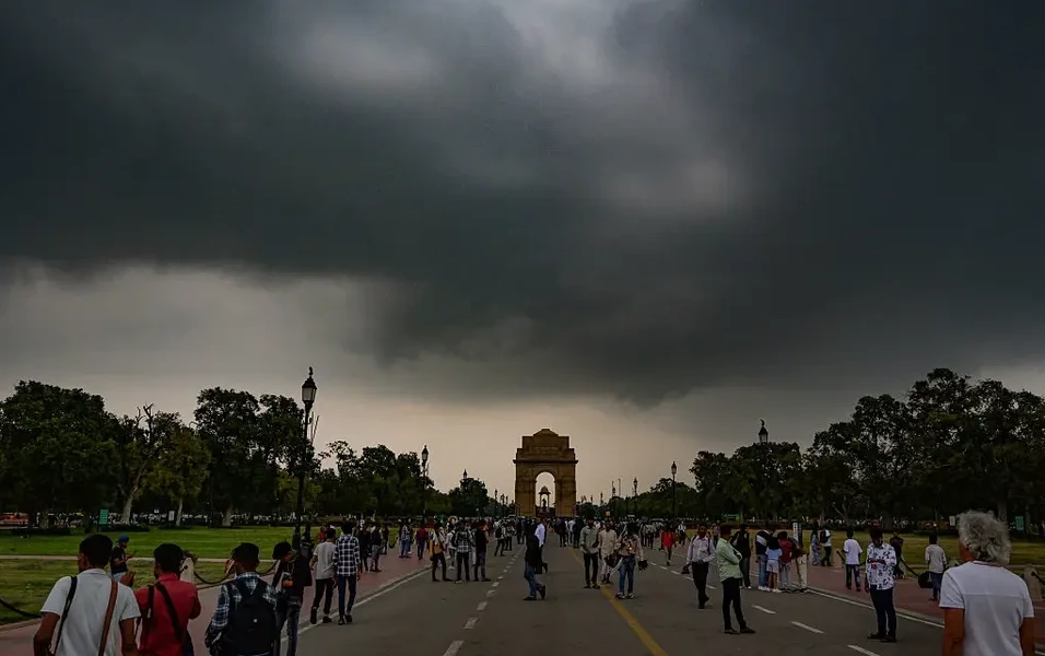 Delhi takes down 500 national flags after storm damage