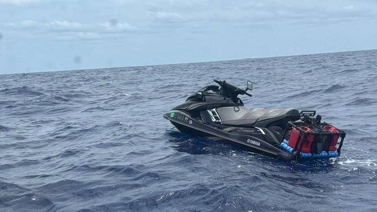Coast Guard rescues mariner 20 miles east of Miami Beach after jet ski ...