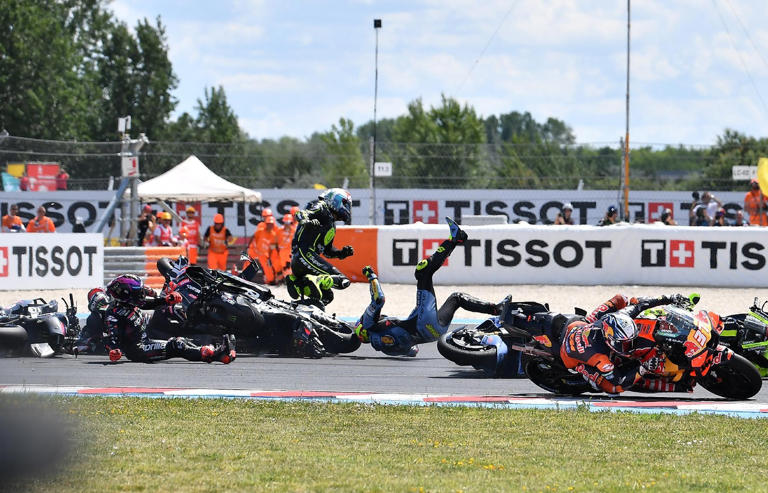 I pray before Turn 1: MotoGP riders react to predictable Hungarian GP crash
