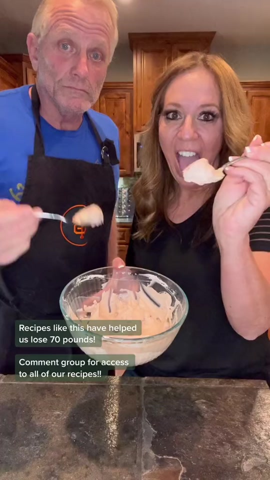 Chocolate peanut butter dessert that helped us lose 70 pounds