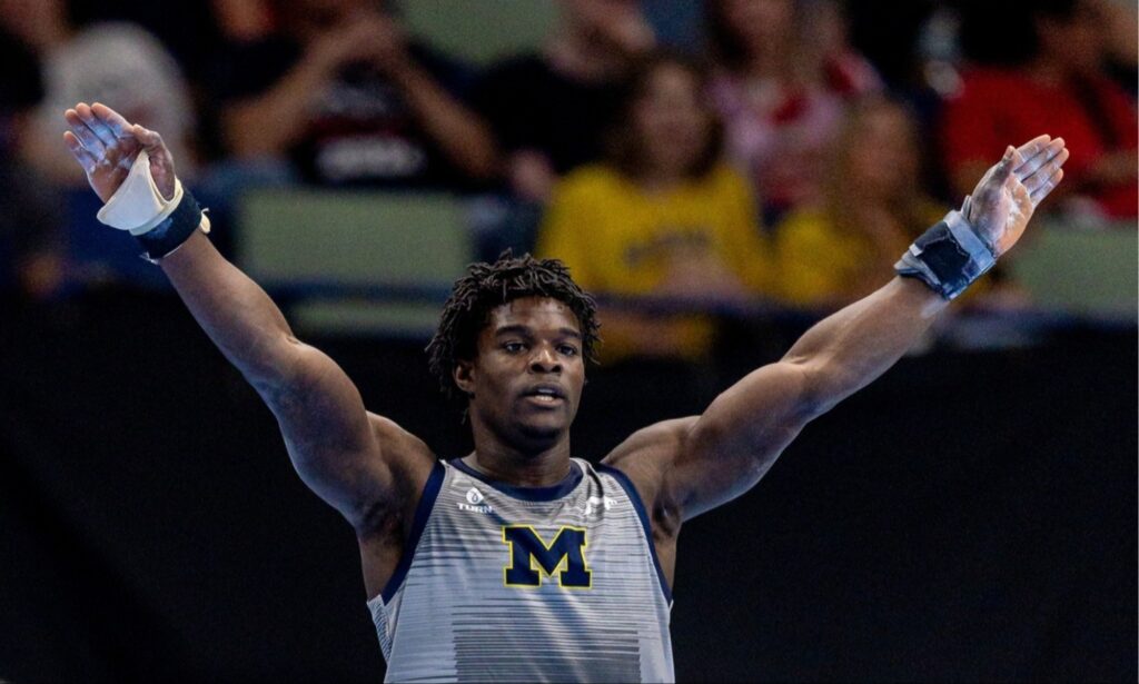 Gymnastics star Frederick Richard hits 50M views on social media collab ...