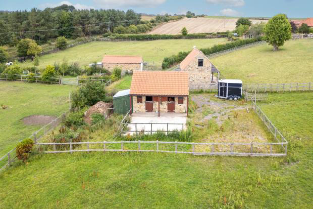 Stunning stone-built countryside home with adjoining paddock and ...