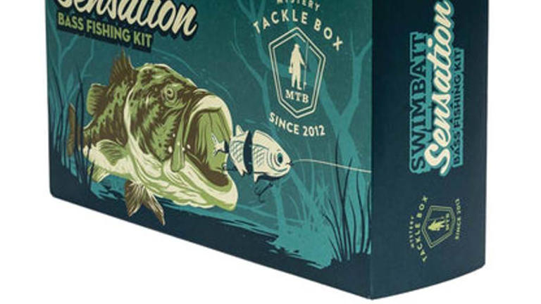 Score a sweet selection of swimbaits in this Mystery Tackle Box kit