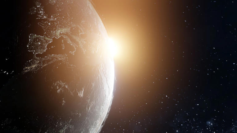 A year on Mercury lasts just 88 Earth days as it races around the Sun