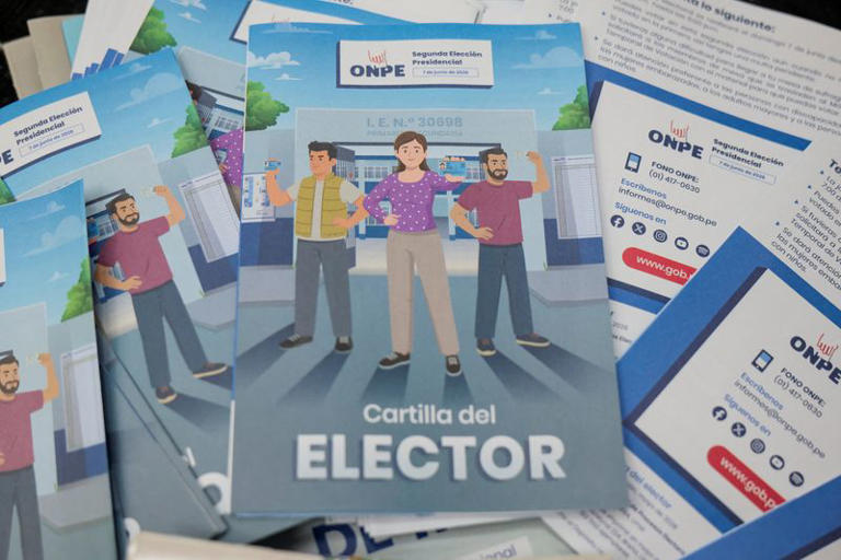 Peru's presidential election runoff is too close to call, exit poll shows