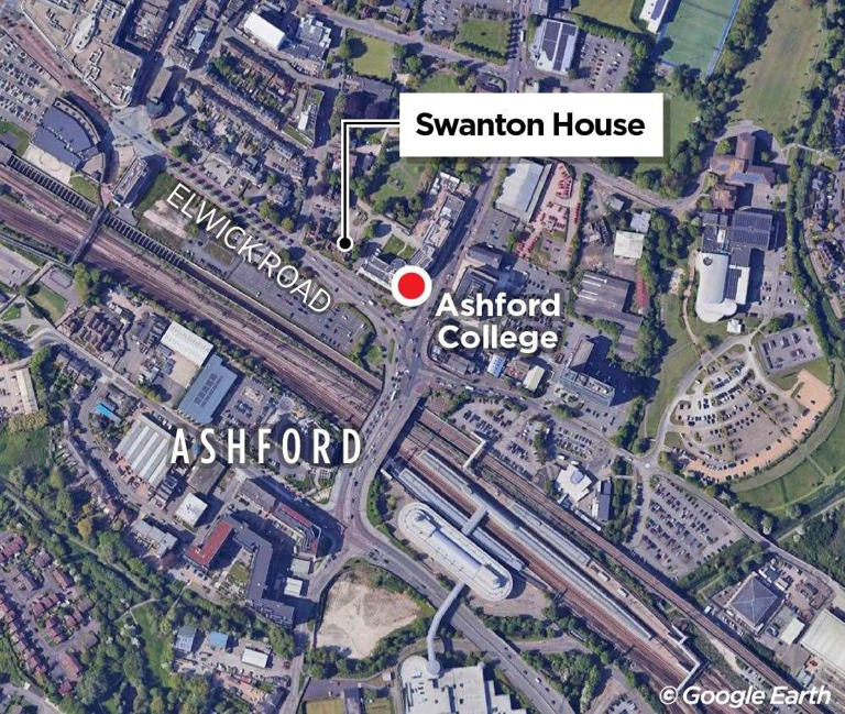 Ashford’s fire-hit Swanton House now demolished but construction of 34 ...