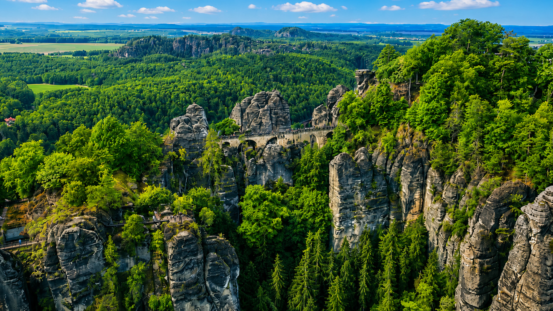 The stunning bridge hidden among Germany’s rock towers