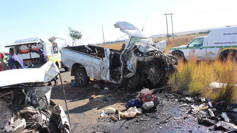 Six killed in head-on collision involving light delivery vehicles on ...