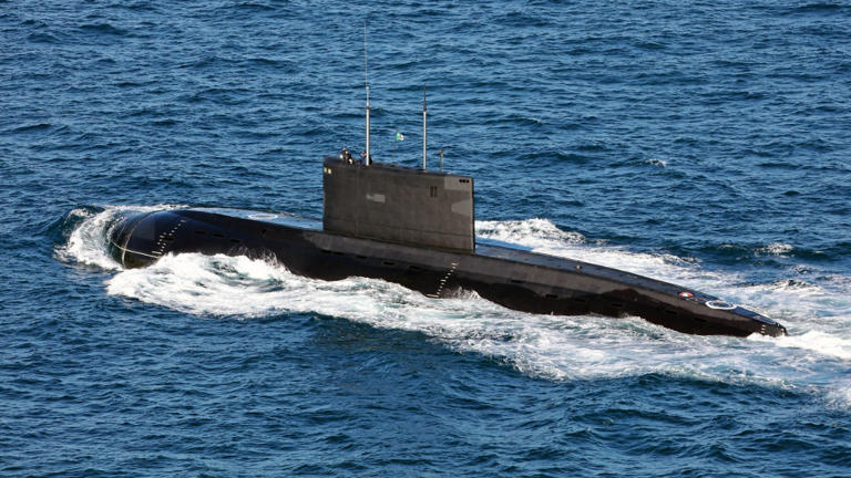 A submarine stays hidden mostly by running quieter than the ocean noise ...