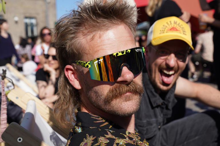 A raucous Copenhagen crowd cheers Denmark’s 2026 mullet championship