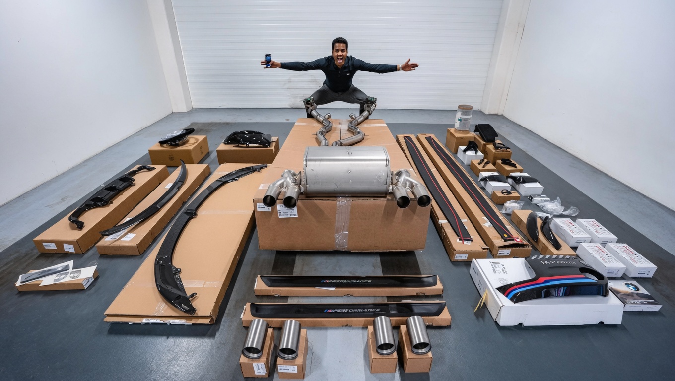 First look at BMW M Performance parts for the new M car