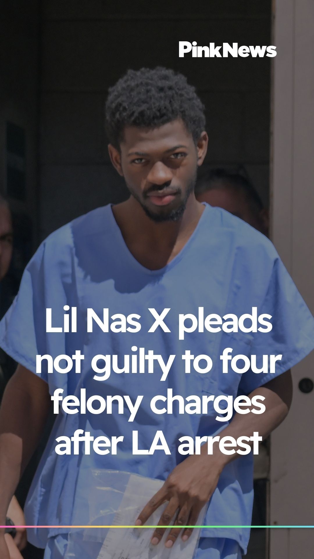 Lil Nas X pleads not guilty to felony charges after underwear arrest ...