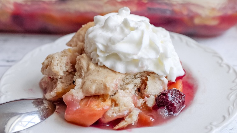 Blackberry peach cobbler recipe