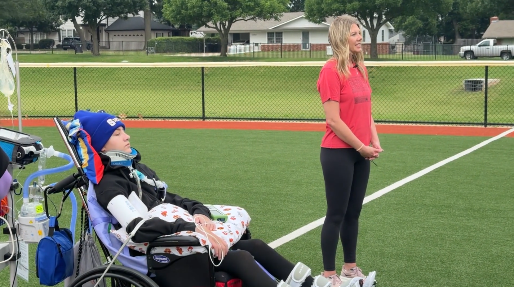 Stillwater teen paralyzed in crash helps break soccer juggling world record