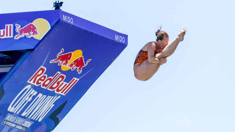 Scenes from the Red Bull Cliff Diving takeover of St. Pete Pier