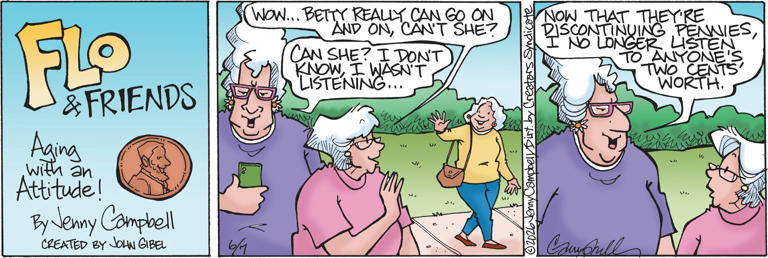 The latest 'Flo and Friends' comics by Gibel and Campbell