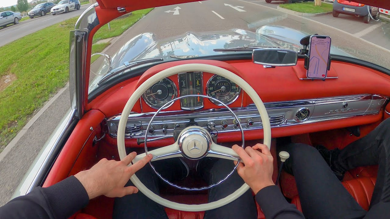 Experiencing A Million Dollar Classic Mercedes 300SL Convertible ...