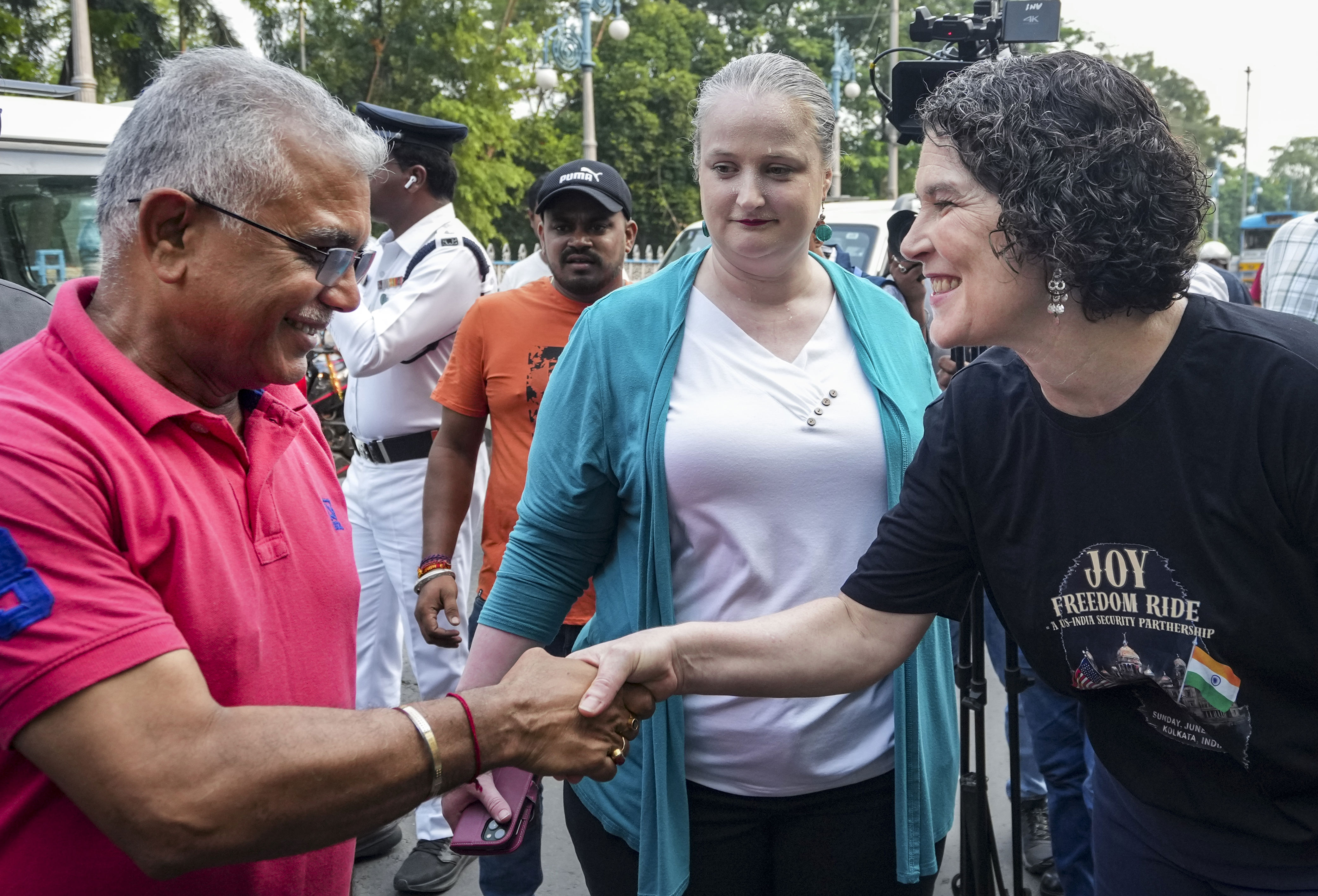 Joy-Freedom Ride rally in Kolkata honours India-US security partnership