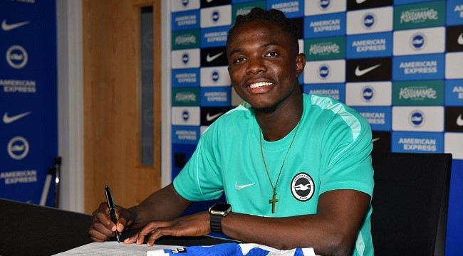 Brighton sign Nigerian teenager Zadok Yohanna on five-year deal