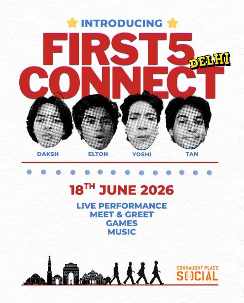 India's next-gen boy band FIRST5 launches first fan event, Northeast on ...