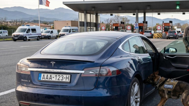 Customs dog stops a car in its tracks: officers hit the jackpot inside