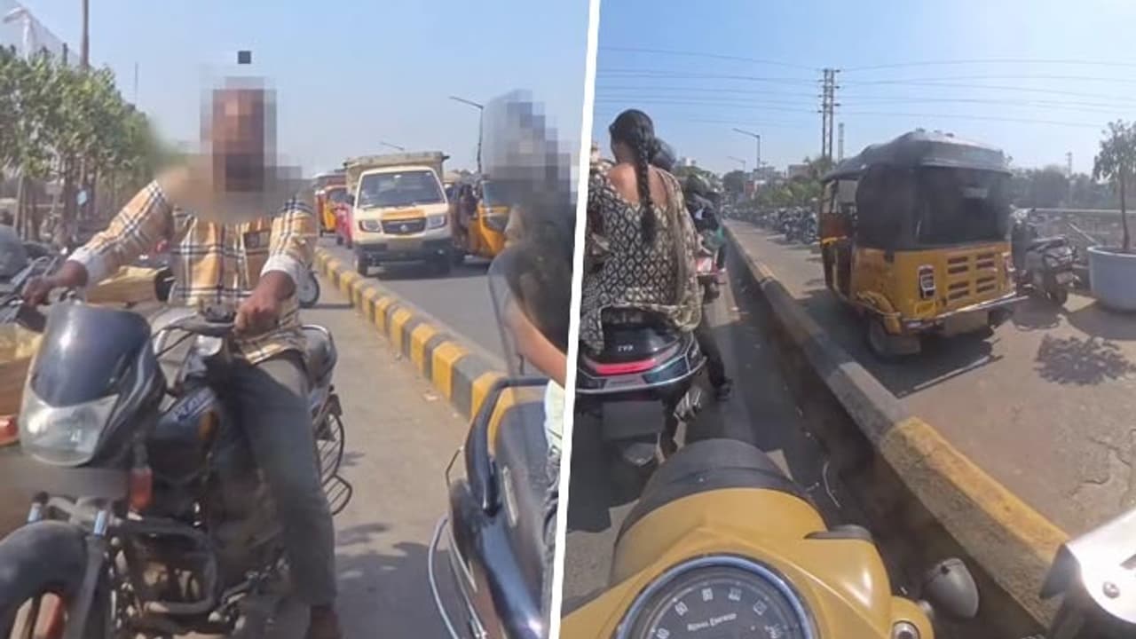 Viral video | Commuters using footpath get a reality check from cop ...