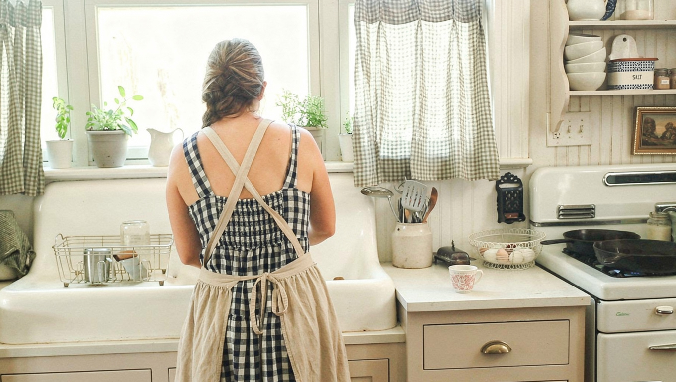 Sunny farmhouse days make everything feel slower