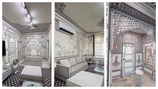 Step inside Jaipur home where every room looks like a 2D hand-drawn ...