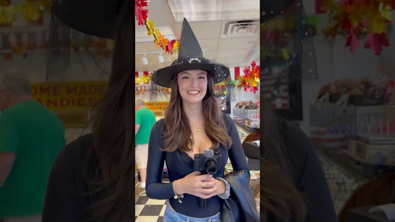 Watch a model indulge her sweet tooth at the iconic Aunt Mahalia's Candies