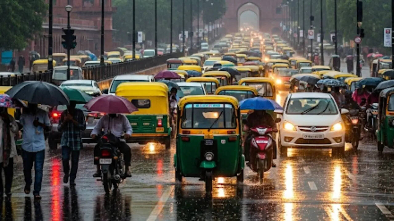 Rain brings relief to Delhi as sudden weather change lowers temperature