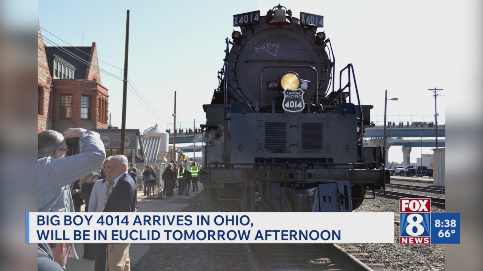 Big Boy locomotive 4014 stopping in Ohio this week