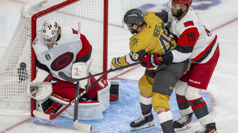 Brandon Bussi thrust into action for Hurricanes, nearly steals Game 3 ...