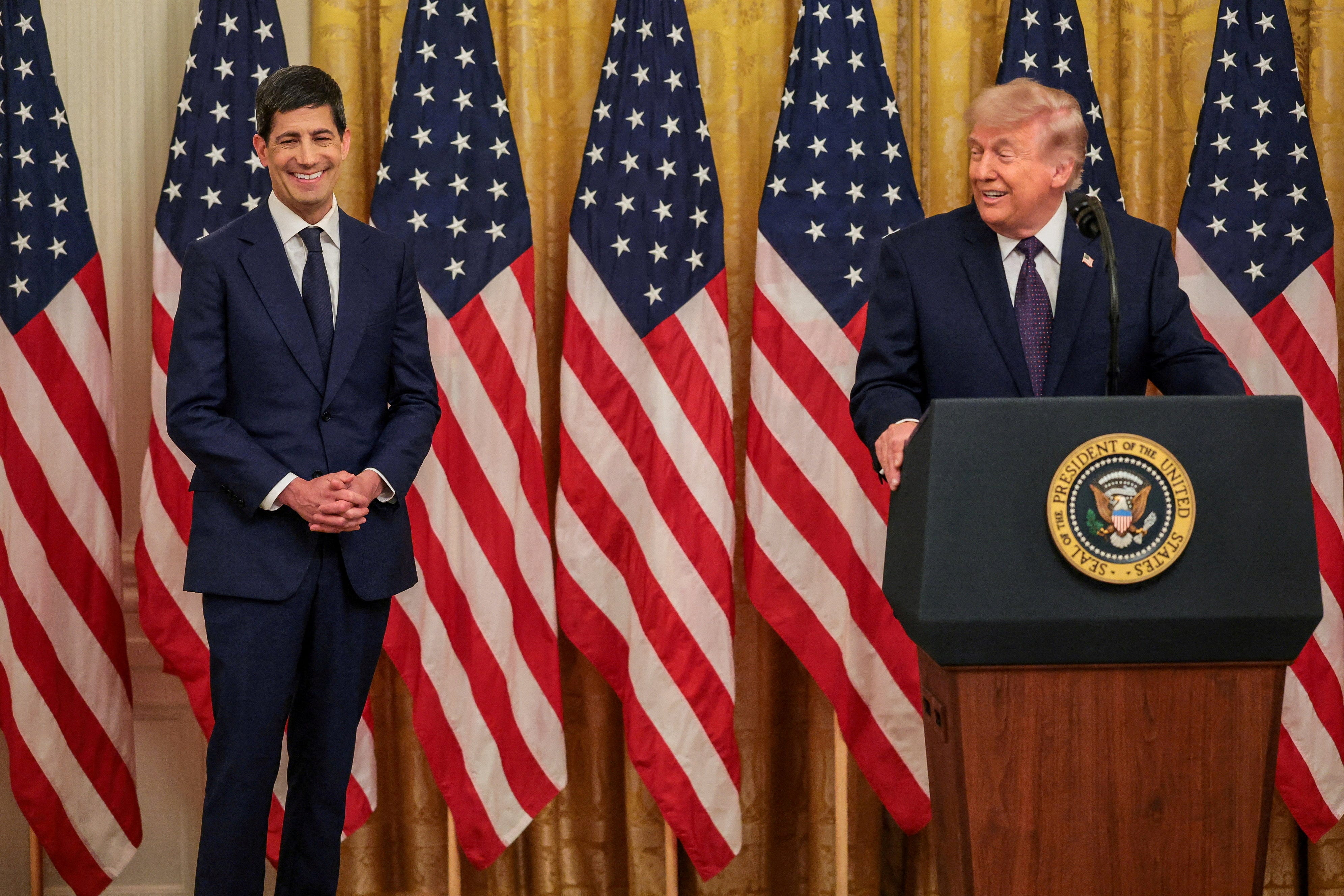 'No reason' to raise interest rates after jobs report, Trump says