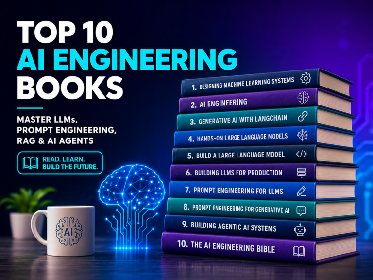 Top 10 AI engineering books for 2026 that will 10x your skills in LLMs ...
