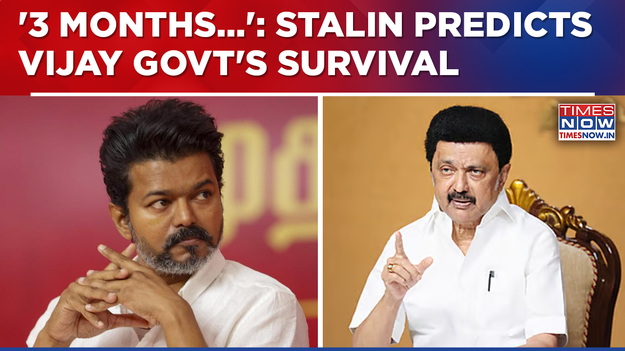 Stalin casts doubt on TVK govt's future, questions its numbers and ...