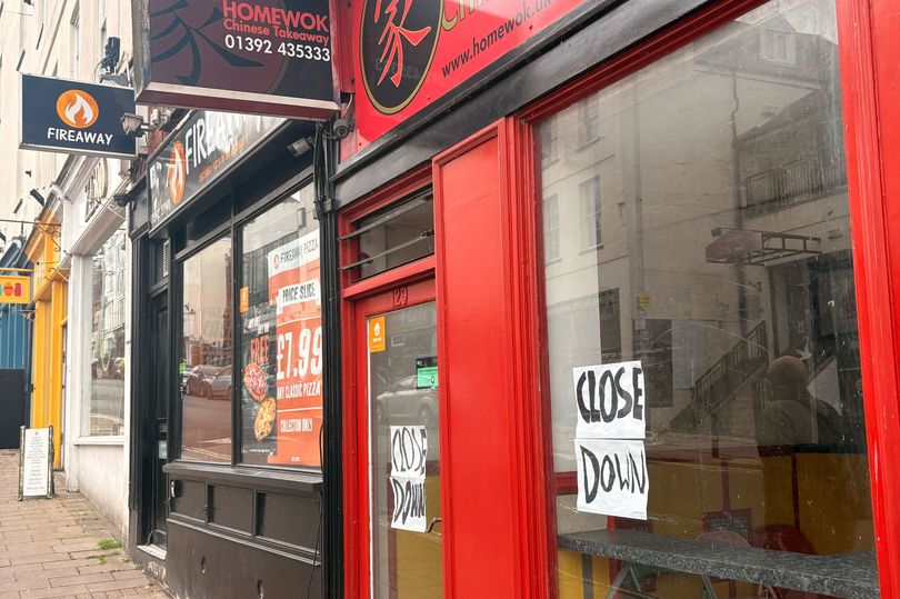 'Closed down forever': Exeter takeaway leaves blunt message for ...