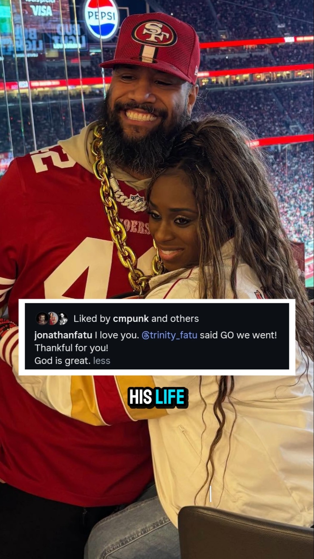 Jimmy Uso shares heartfelt update with Naomi ️