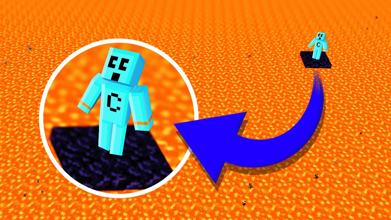 Surviving a challenge where the floor is made of lava