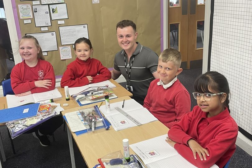 Newly qualified teacher back in same classroom after taking up post at ...
