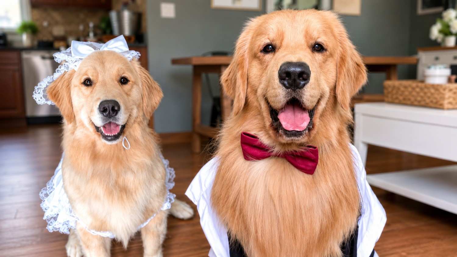 My dog’s wedding looks surprisingly real