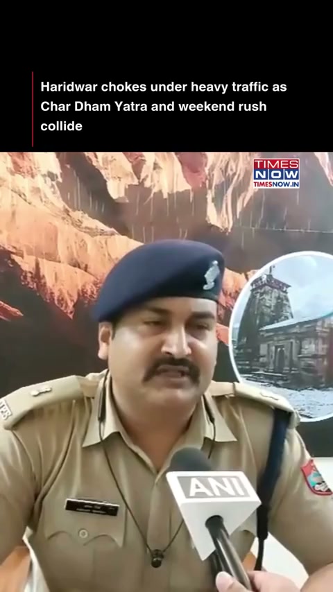Haridwar in Uttarakhand is witnessing severe traffic congestion as the