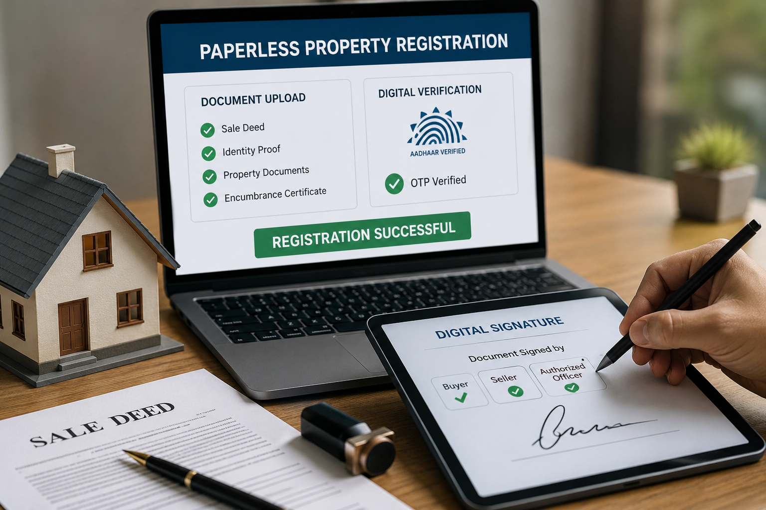 Govt set to launch paperlessproperty registration system
