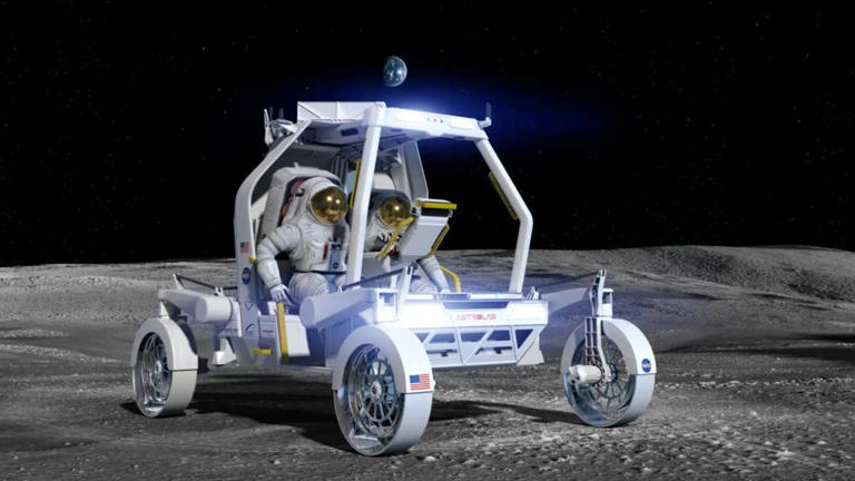 NASA astronauts will drive these new electric rovers on the moon